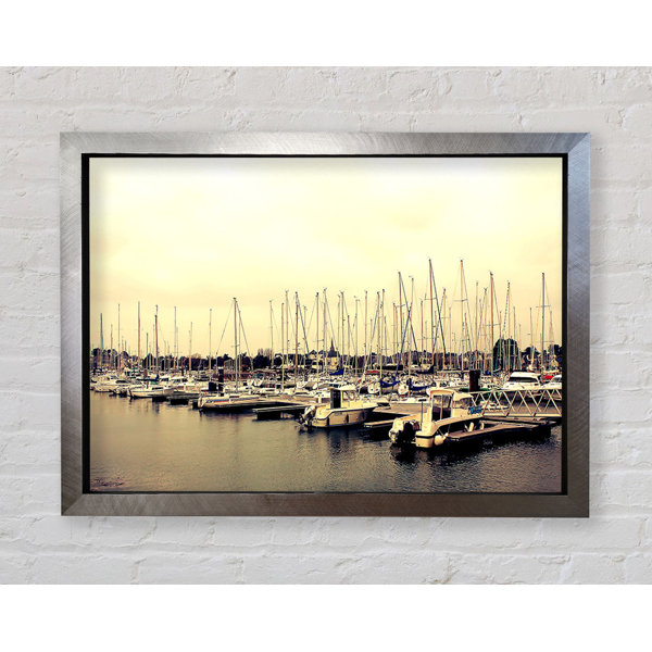Bright Star Boat Harbour Sunrise - Single Picture Frame Art Prints ...