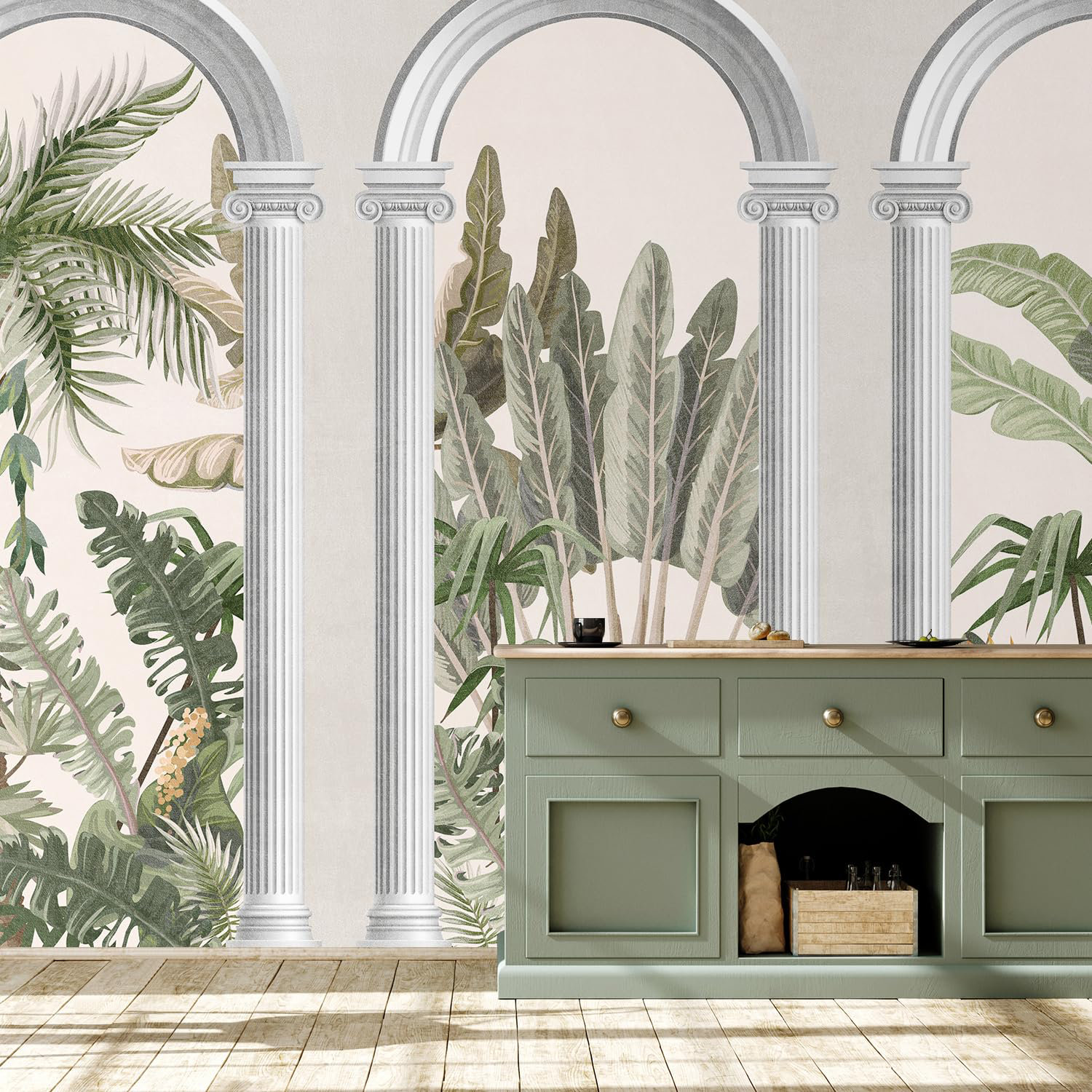 IDEA4WALL Elegant Botanical Archway | Wayfair