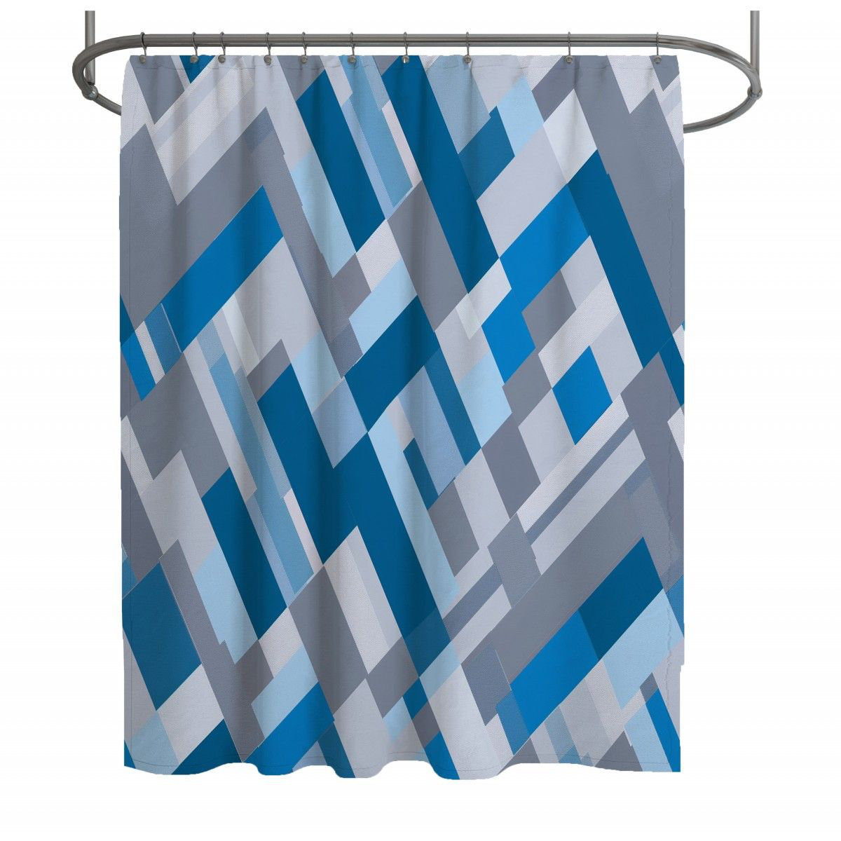 Latitude Run® Abstract Shower Curtain - Geometric Bathroom Decor | Wayfair