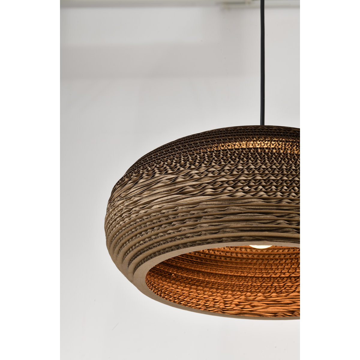 Bay Isle Home™ 100-watt 1-light Matte Black Modern Nordic Style Pendant ...