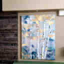 Winston Porter 'Gilded Forest Detail II' Oil Painting Print on Wrapped ...