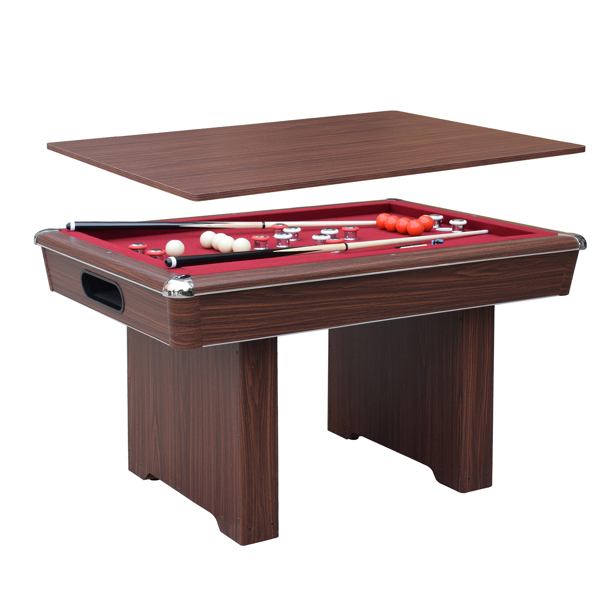 Hathaway Games Hathaway Renegade II 54-in Bumper Pool Table - Includes ...