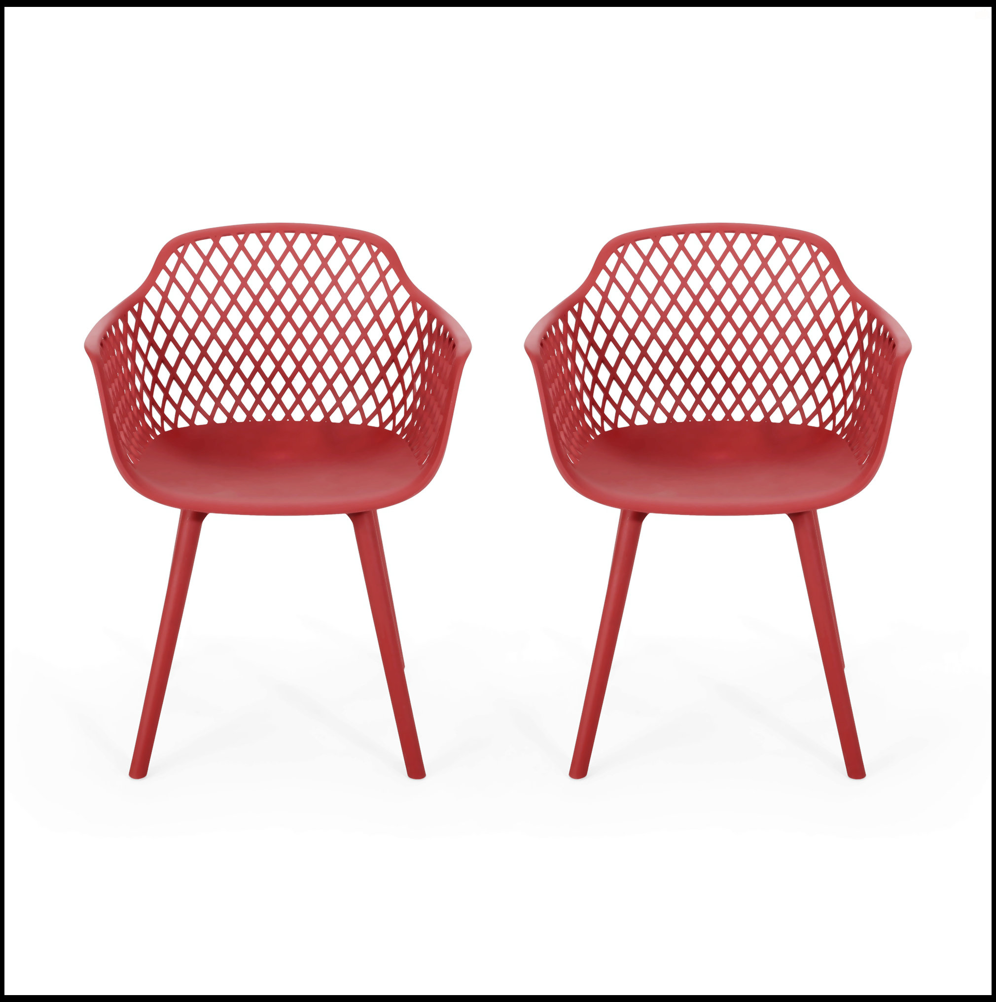 George Oliver Stylish POPPY CHAIR For Outdoor And Indoor Use, Enhancing ...