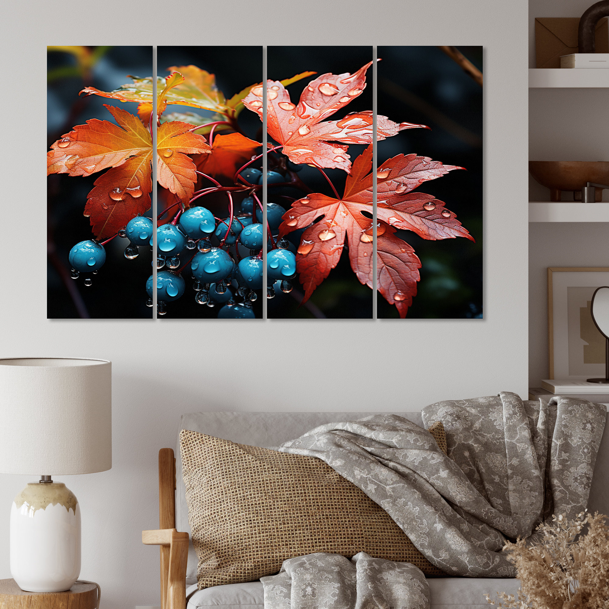 Latitude Run® Japanese Maple Collage IV - Japanese Wall Art Prints - 4 ...