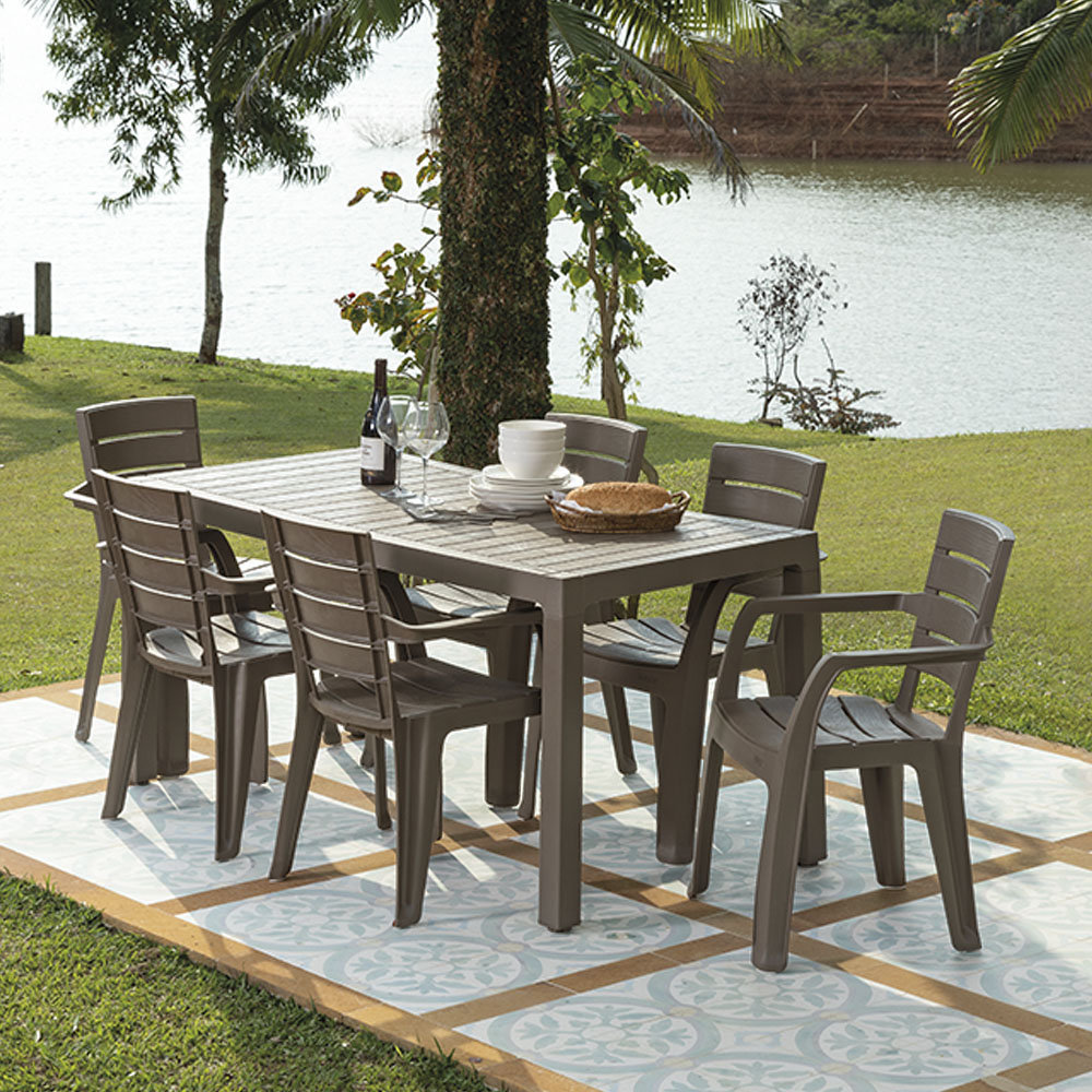 Winston Porter Overturf 7-Piece Patio Dining Set | Wayfair