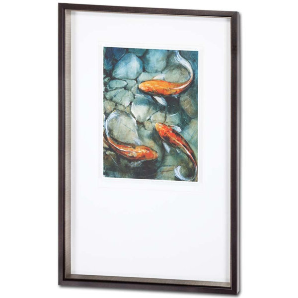 Bayou Breeze Tres Koi I Framed On Paper Print - Wayfair Canada