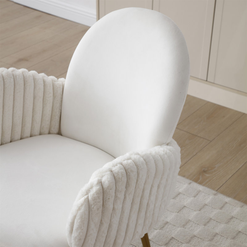 Everly Quinn Modern Living Dining Room Accent Arm Chairs Set Of 2 | Wayfair