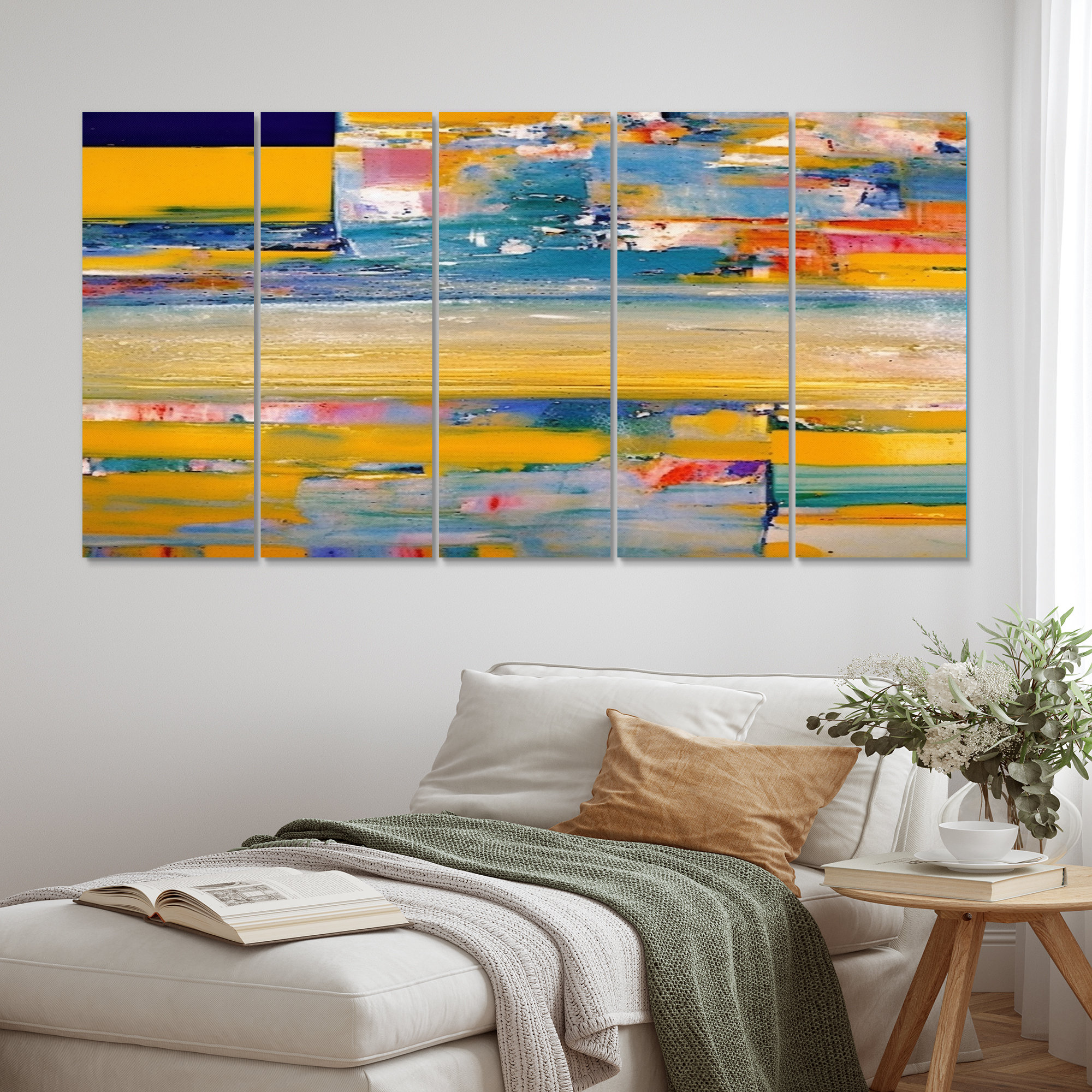 Dovecove Every Little Ocean Sunset Abstract Expressionism - Abstract ...