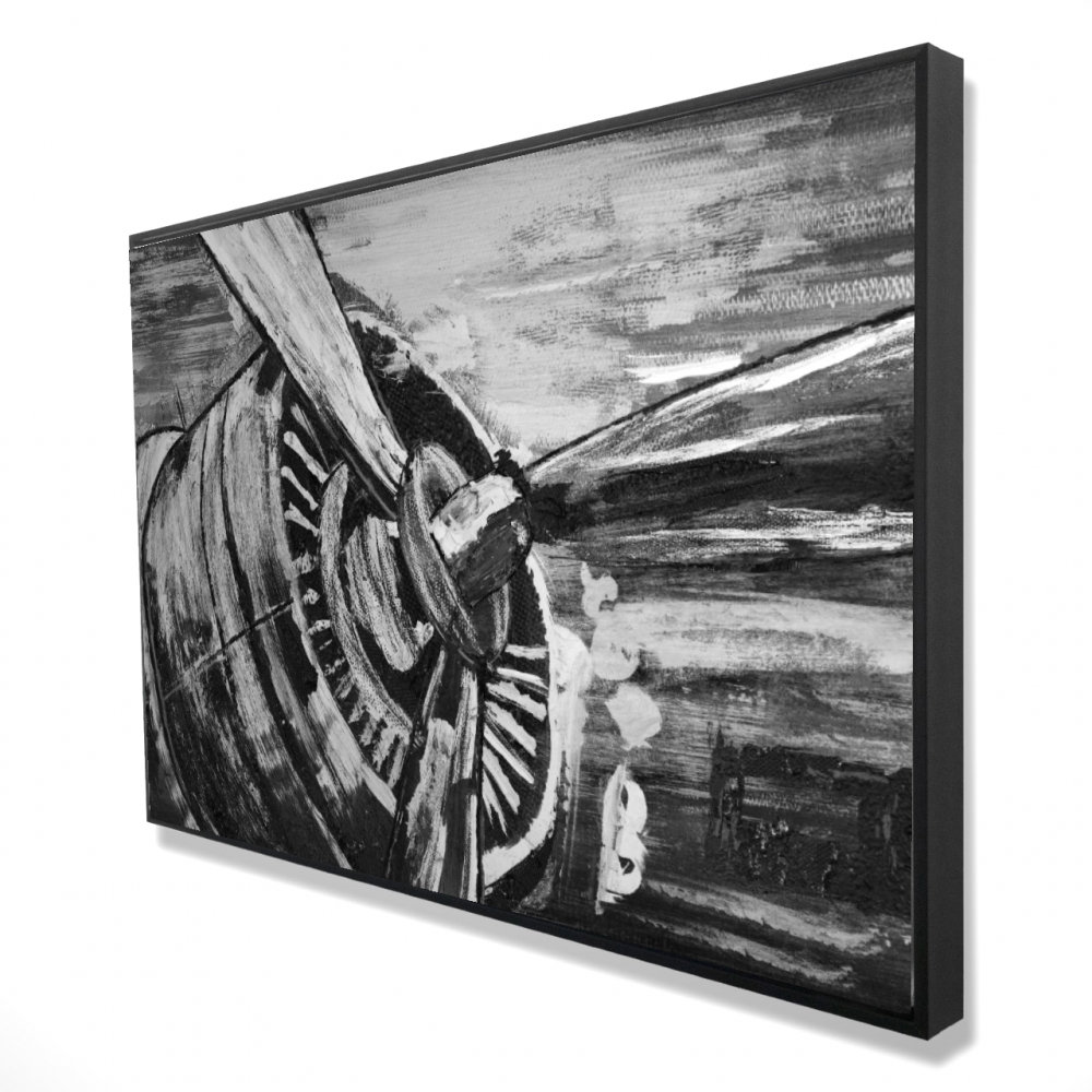 Begin Edition International Inc. "Hélice d'avion rétro" sur toile ...
