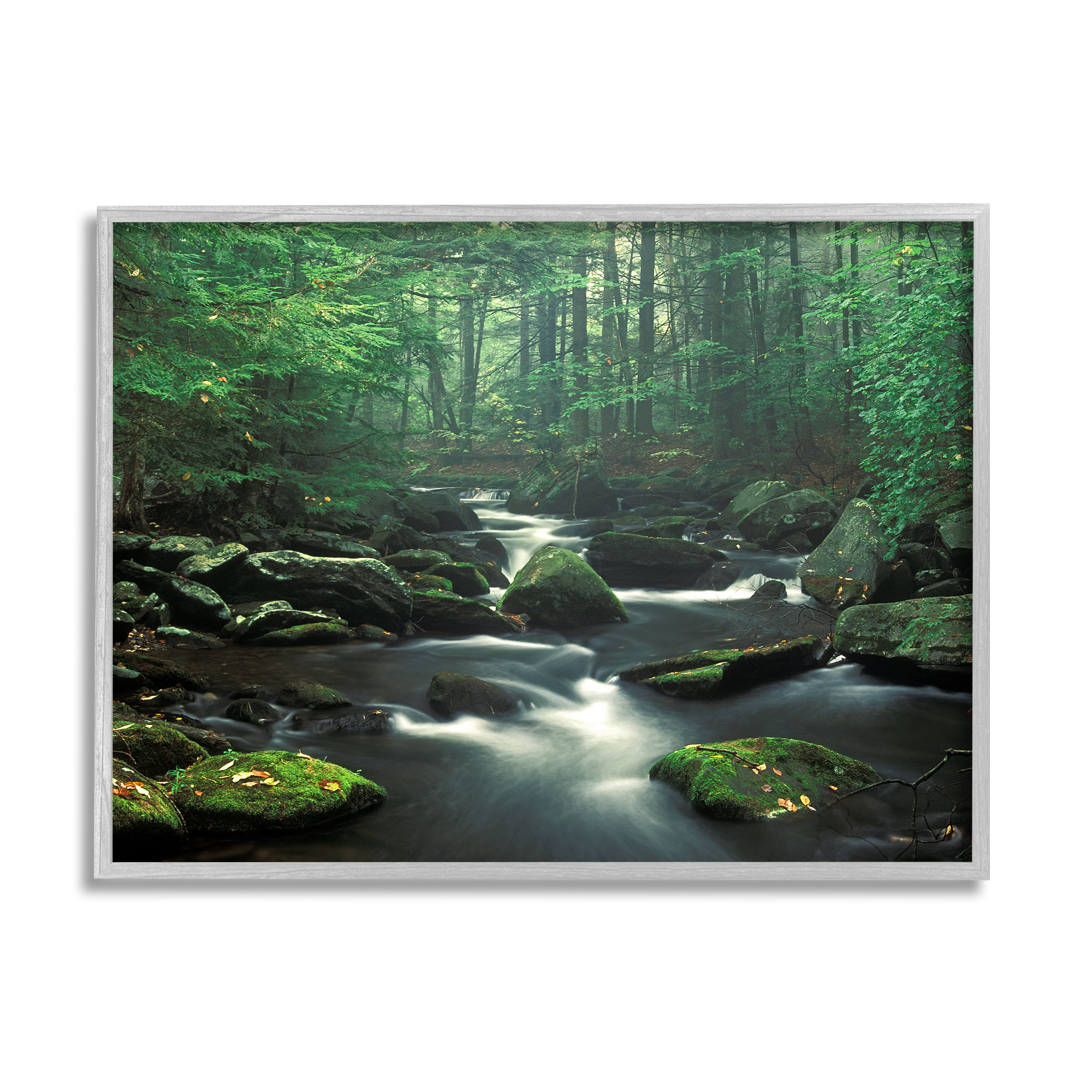 Stupell Industries Woodland Creek Landscape Canvas Wall Art Design by ...