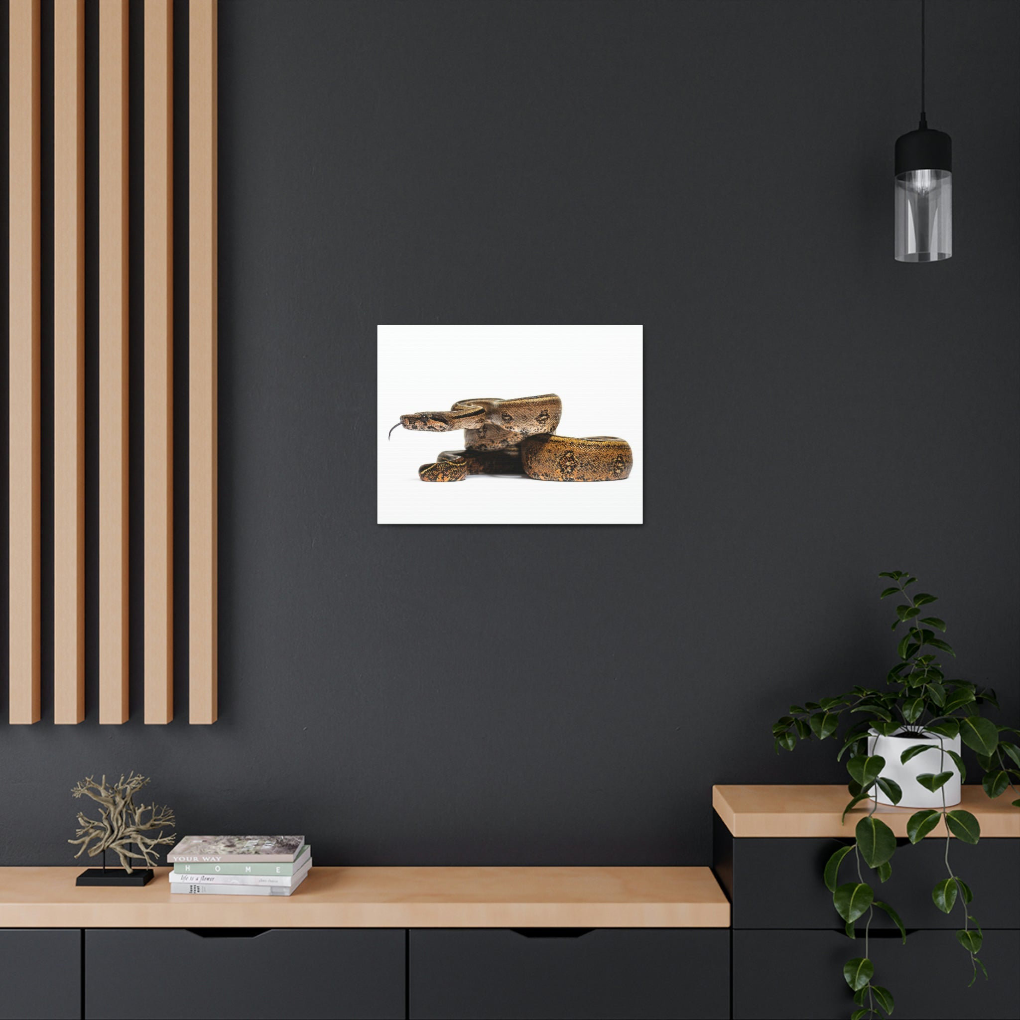 Latitude Run® Boa Hunting Boa on Hunt Print Animal Wall Art | Wayfair