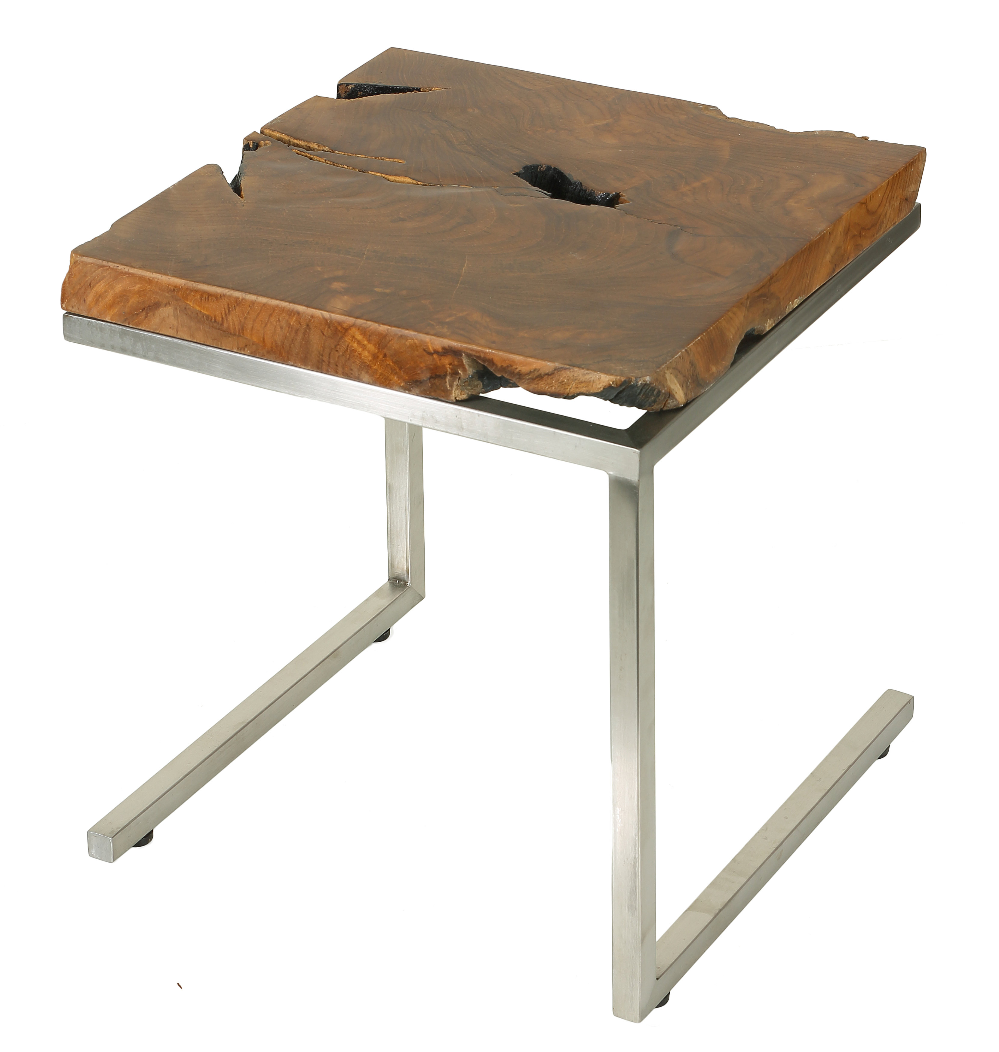 Union Rustic Corisande Solid Wood Top Tree Stump End Table | Wayfair