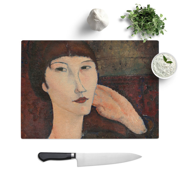 East Urban Home Adrienne by Amedeo Modigliani Chopping Board | Wayfair ...