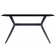 Hokku Designs Kaison Modern Dining Table with Sintered Stone Top and ...