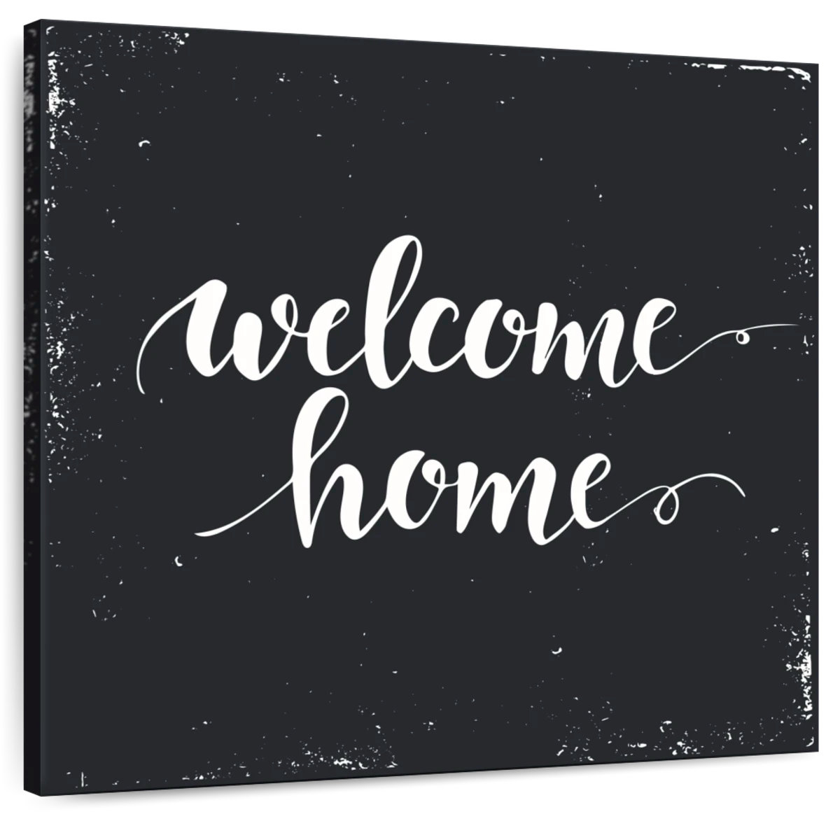 Trinx Khylige Welcome Home Typography Wall Sign | Wayfair