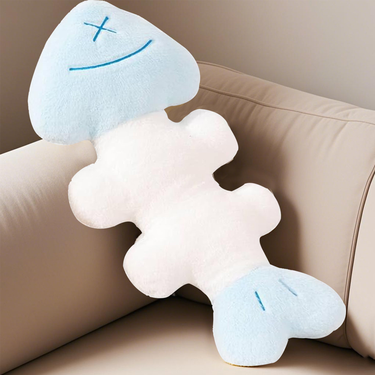 Panarciss Fishbone Plush Pillow 20In Long Adorable Fish Bone Stuffed ...