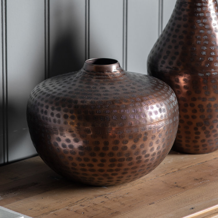 Bloomsbury Market Biston Metal Table Vase | Wayfair.co.uk