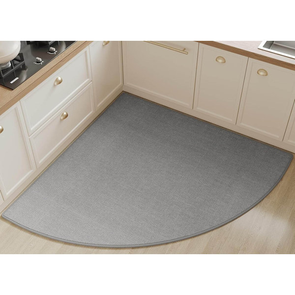 Hokku Designs Corner Kitchen Rugs Non Slip Washable, Rubber Sector ...