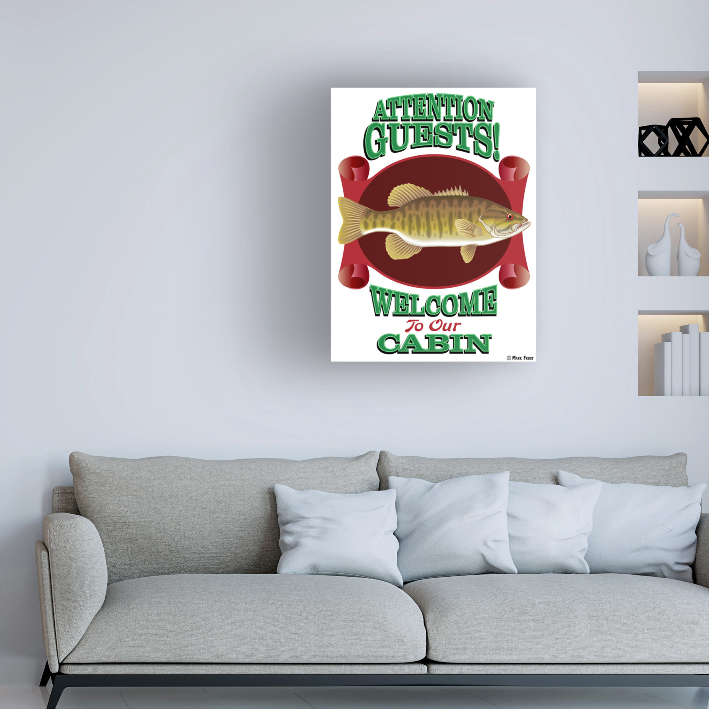 Loon Peak® Attention Guests by Mark Frost - Wrapped Canvas Graphic Art ...