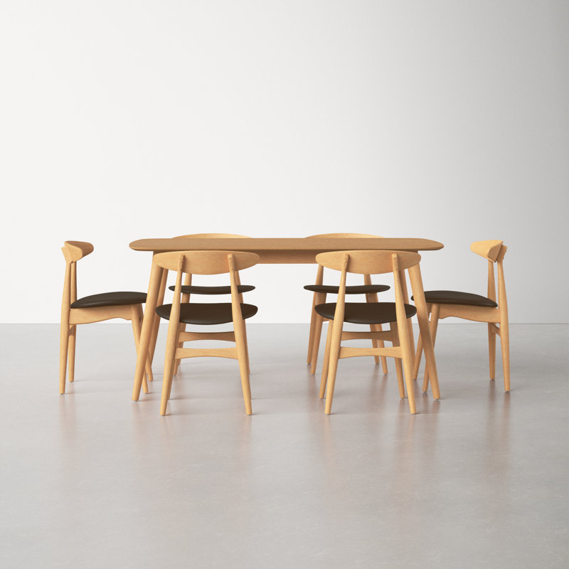 AllModern Gallman 7 - Piece Dining Set & Reviews | Wayfair