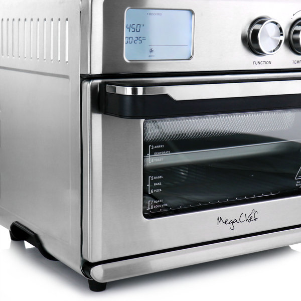 Mega Chef Multifunction Air Fryer Toaster Oven with 21 Presets ...