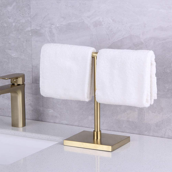 QIANXI Towel Rack Hand Towel Stand, Bathroom Towel Holder Stand SUS304 ...