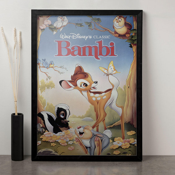 Disney Bambi - Picture Frame Graphic Art | Wayfair.co.uk