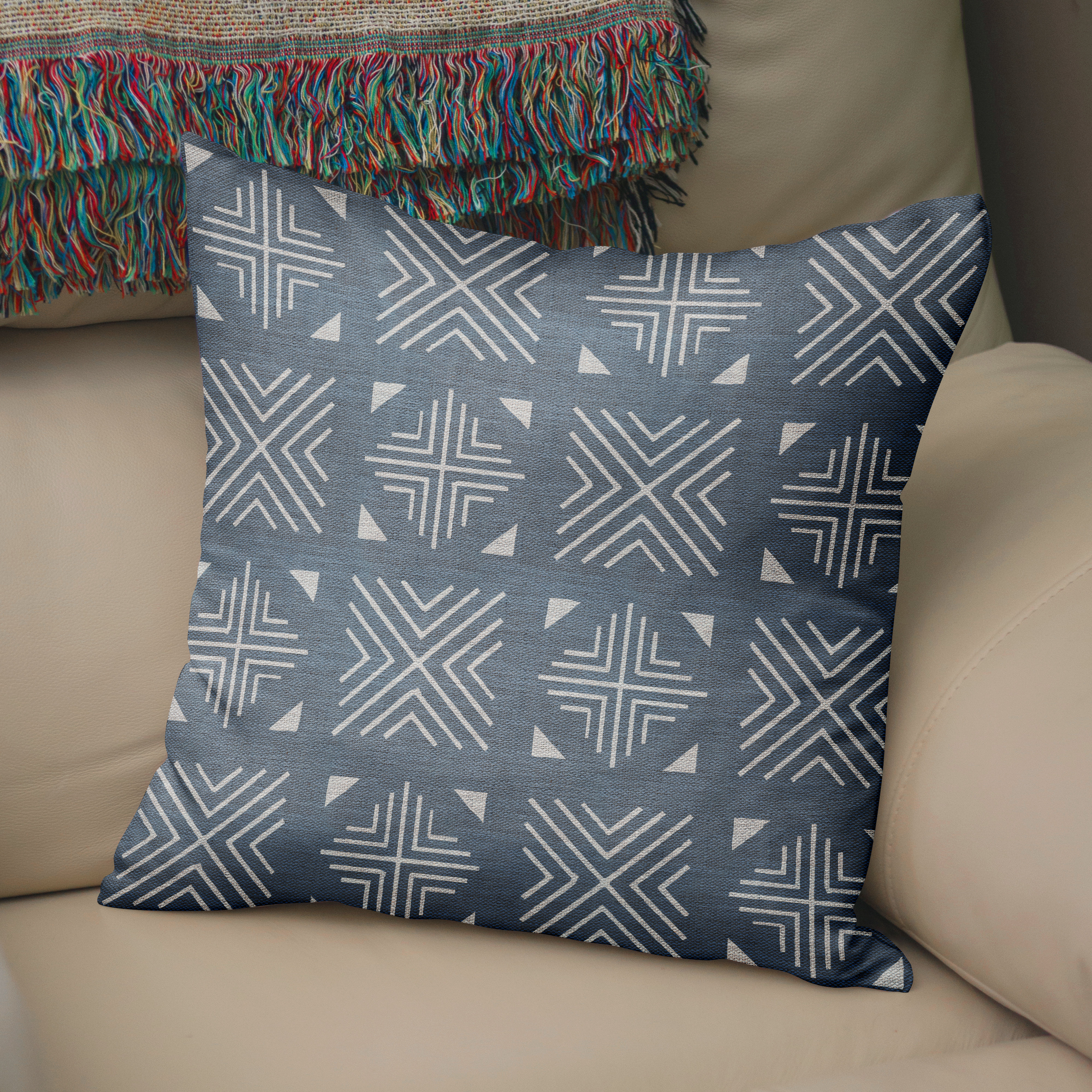 KAVKA DESIGNS Cotton Geometric Pillow & Reviews | Wayfair