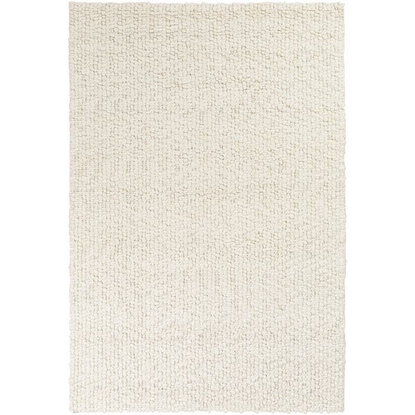 Gracie Oaks Pigg Handmade Flatweave Wool Cream Rug & Reviews | Wayfair