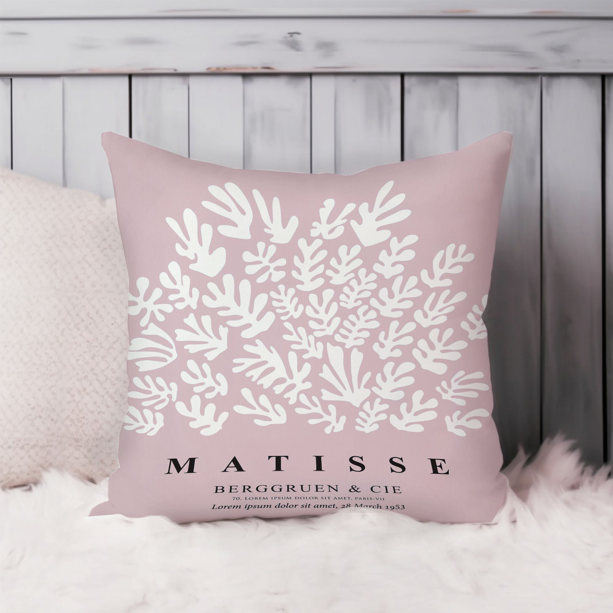 Ethan Taylor Abstract Matisse Cutouts Blush Shapes Mid-Century Modern ...