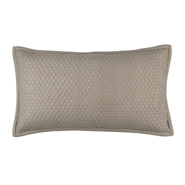 Lili Alessandra Laurie Diamond Quilted Basketweave Pillow Cover and ...