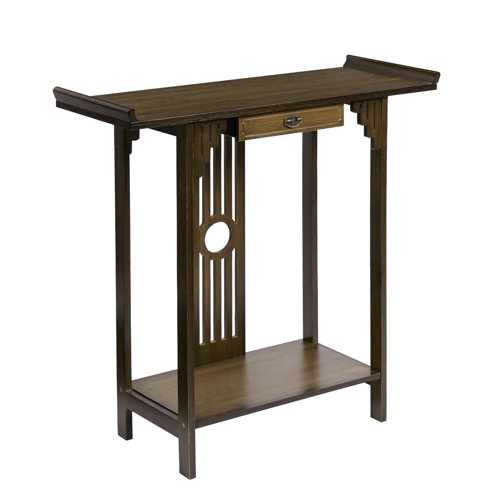 Winston Porter Ashyia 32'' Solid Wood Console Table & Reviews | Wayfair