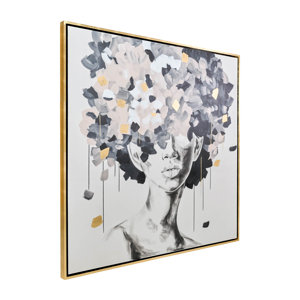 Willa Arlo™ Interiors Modern Contemporary Idyll Woman Canvas Artwork ...