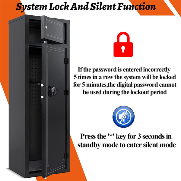 YITAHOME Gun Safe Lock | Wayfair