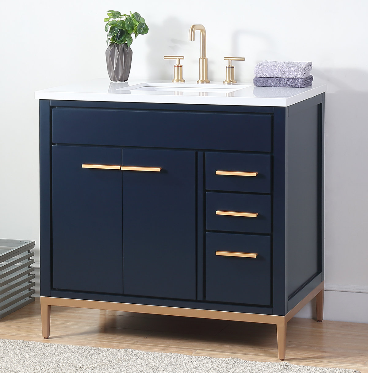 Mercer41 Danford 36" Single Bathroom Vanity Set | Wayfair