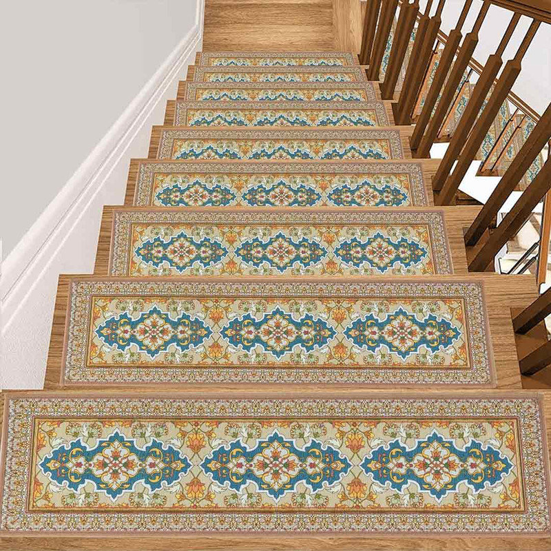 Darby Home Co Stair Treads Non Slip with Self Adhesive 8X30 inches 15 ...