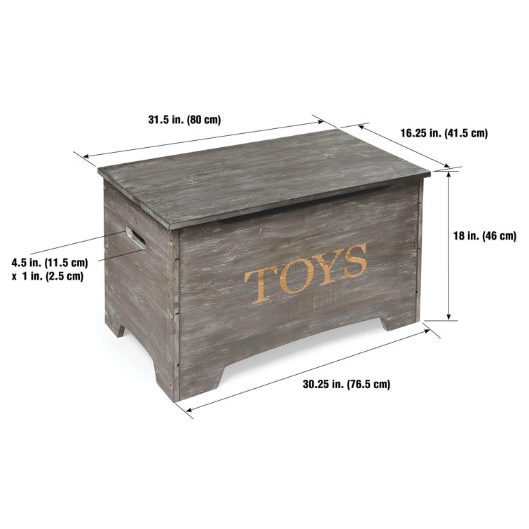 Solid wood toy box online