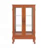 Astoria Grand 2 Doors Curio Cabinet with Tempered Glass Doors | Wayfair
