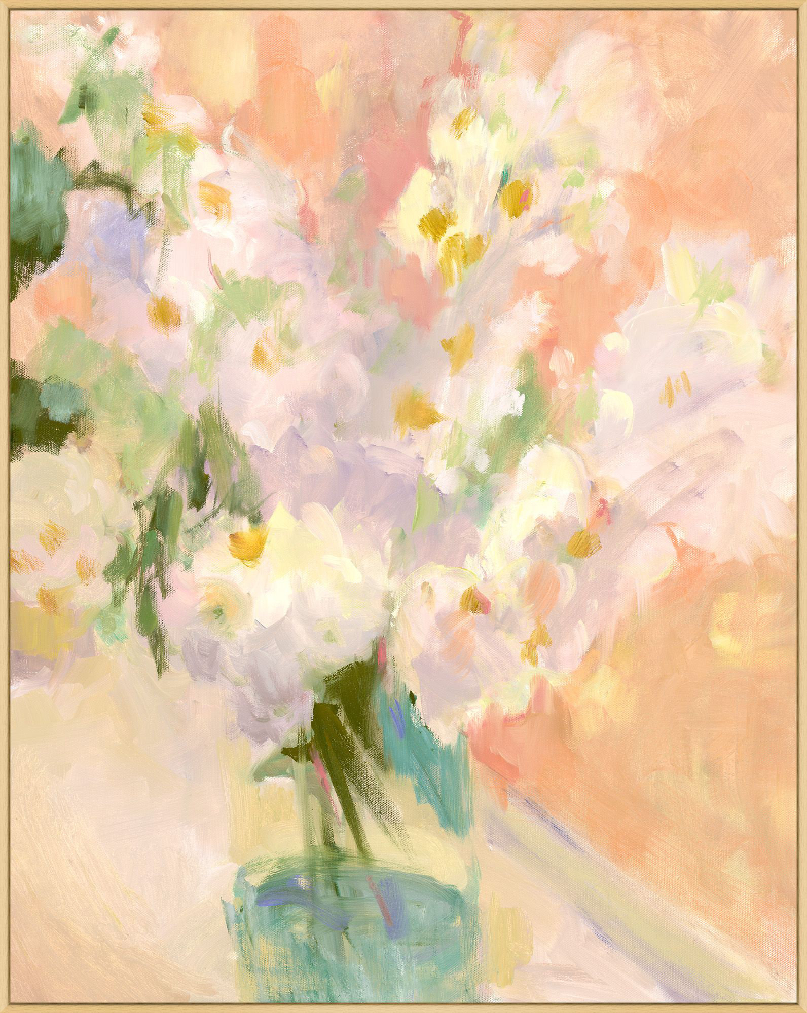 Wendover Art Group Orange Dream - Floater Frame Print on Canvas | Wayfair