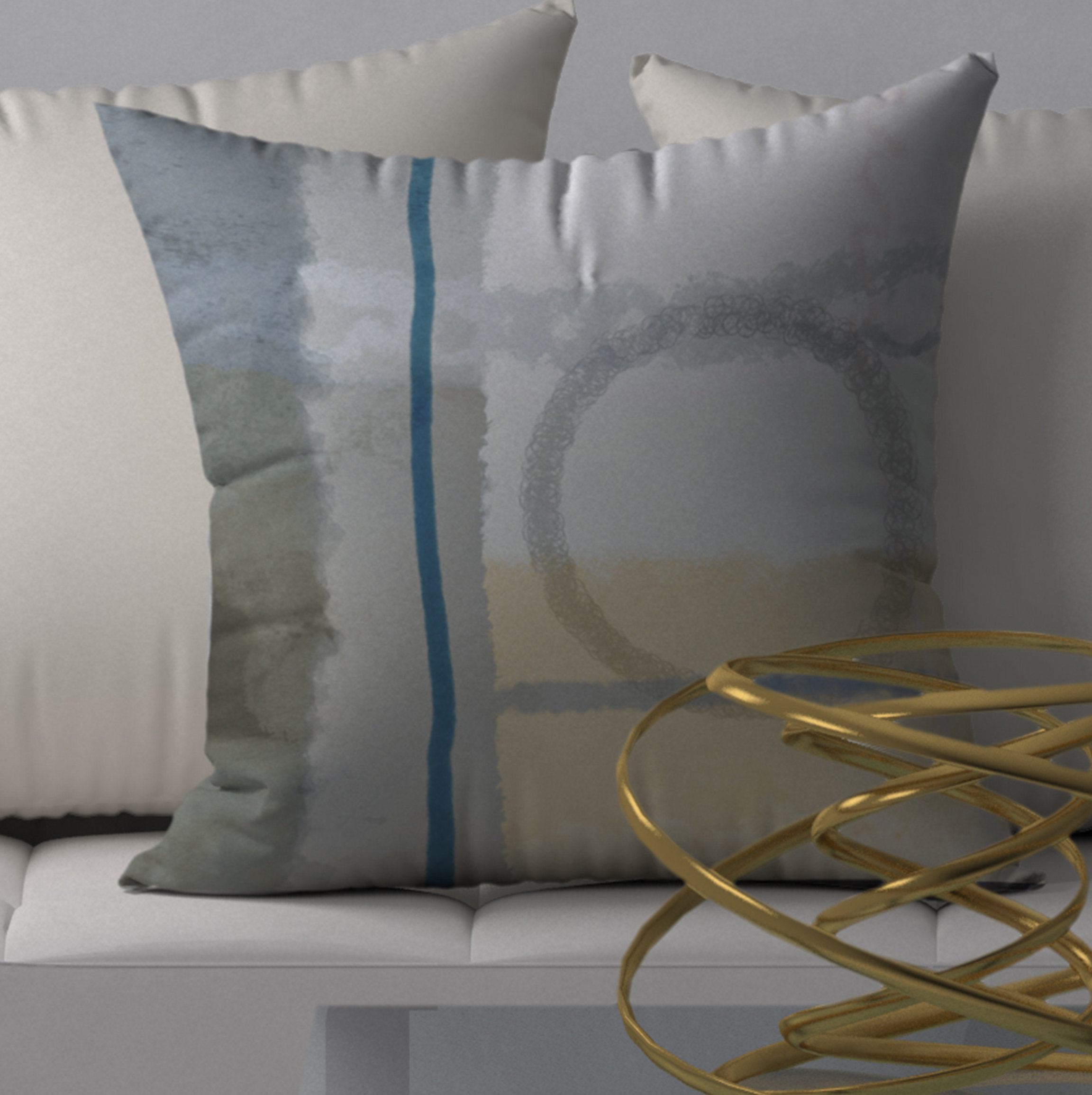 LeRoi Products Power Sparkling Decorative Square Pillow Cover & Insert ...