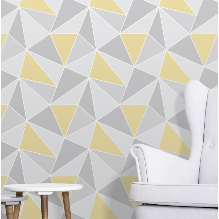 Hashtag Home Addisyn 10m x 53cm Semi-Gloss Wallpaper Roll & Reviews ...