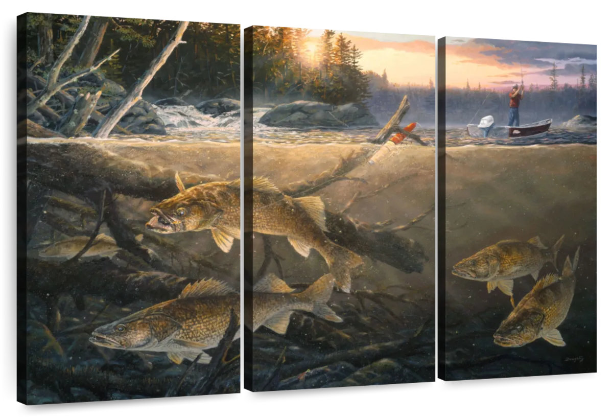 Ebern Designs Brampt Walleye In The Wood | Wayfair