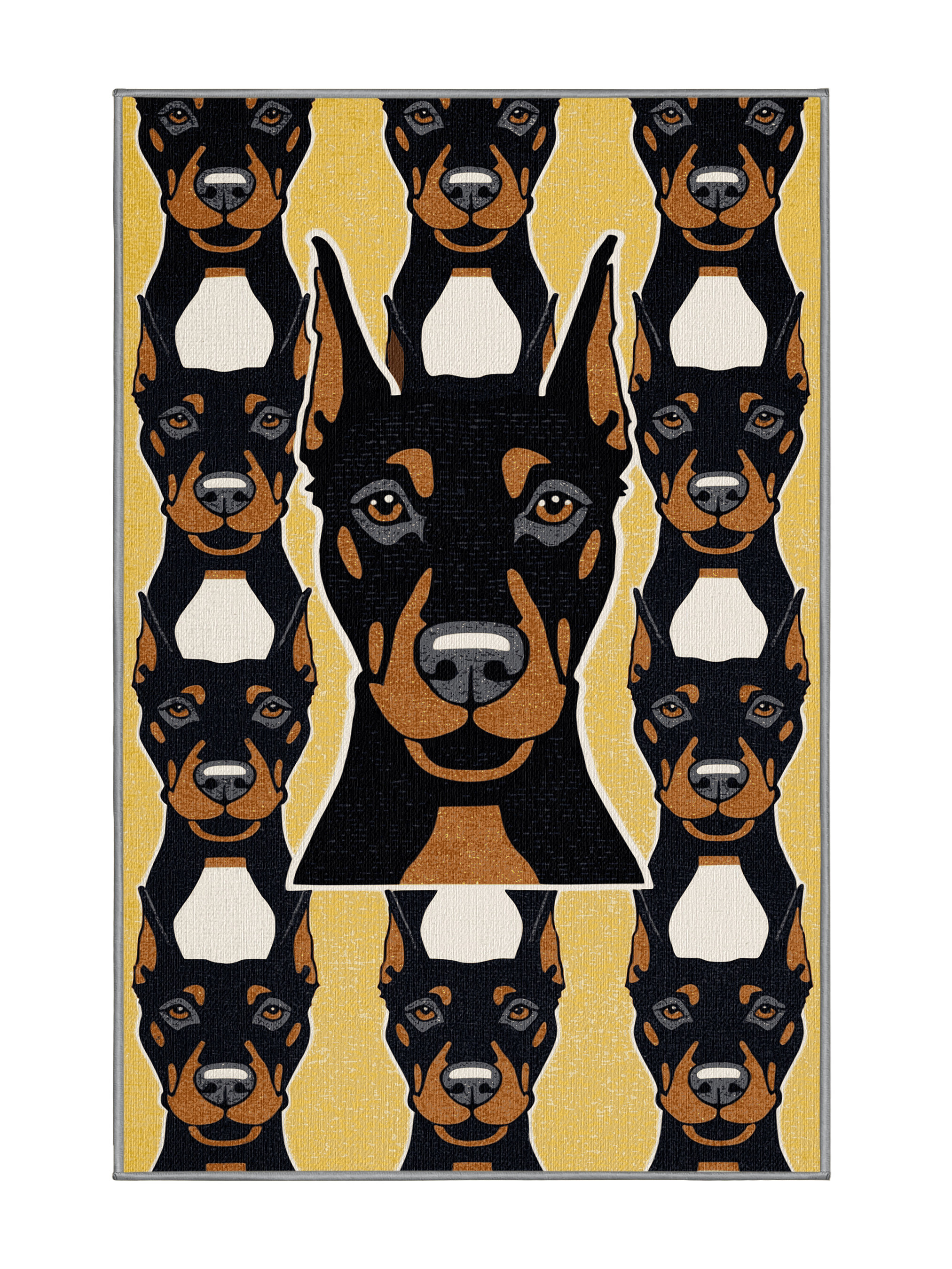 Dakota Fields Washable Doberman Pinscher Dogs Area Rug - Wayfair Canada