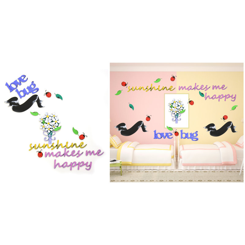Letter2Word Club Kiddo 3D Flower Bouquet Wall Décor | Wayfair