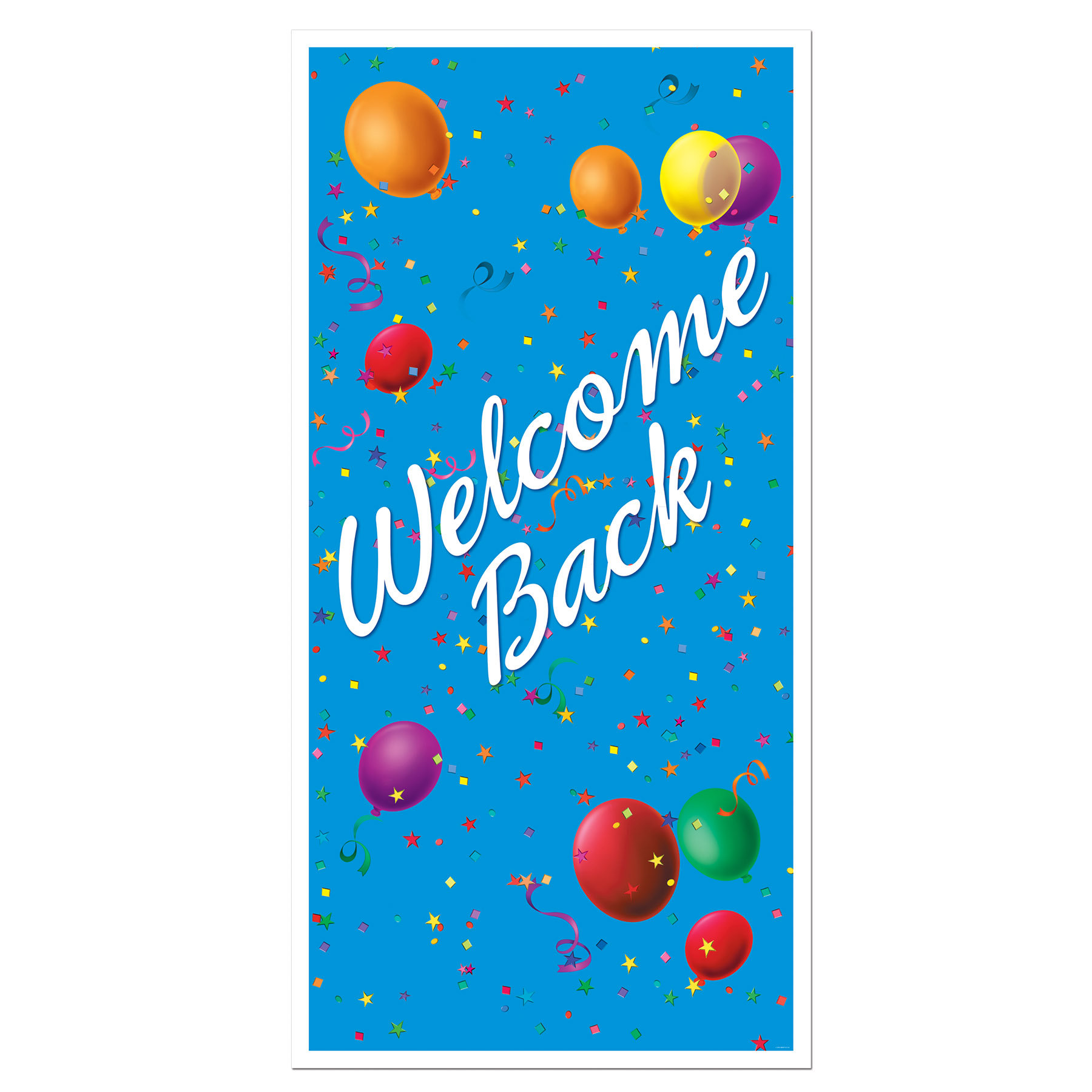 Beistle Welcome Back Door Cover - Pack of 12 | Wayfair
