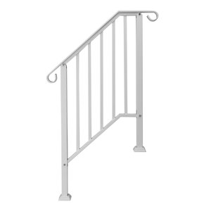 Red Barrel Studio® Fegley Metal Handrail Stair Railing & Reviews | Wayfair