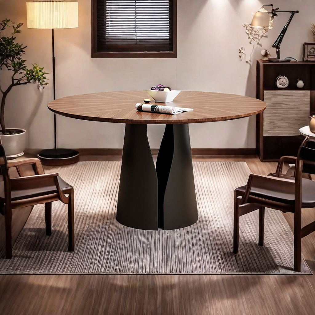 Hokku Designs Mikera Round Dining Table | Wayfair