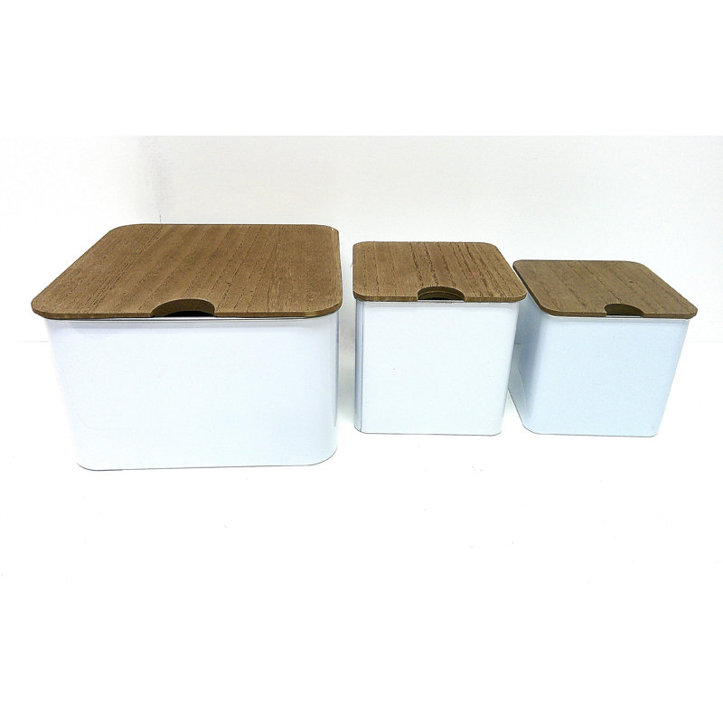 Ebern Designs Metal Storage Boxes | Wayfair