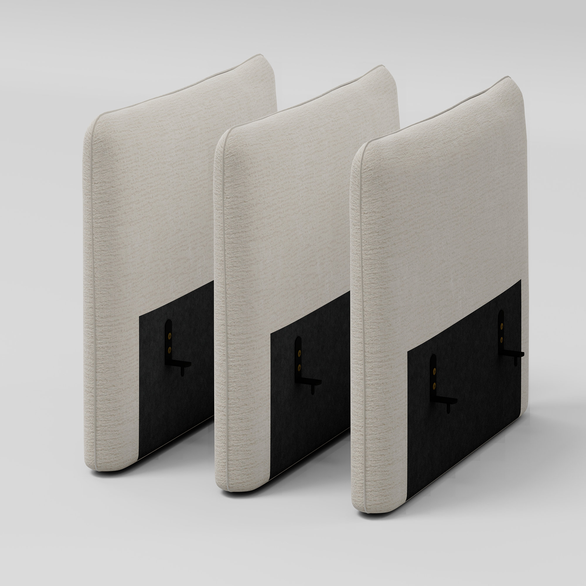Dreamdashio Leston Chenille Sectional Sofa Armrest Module (Set Of 3 ...