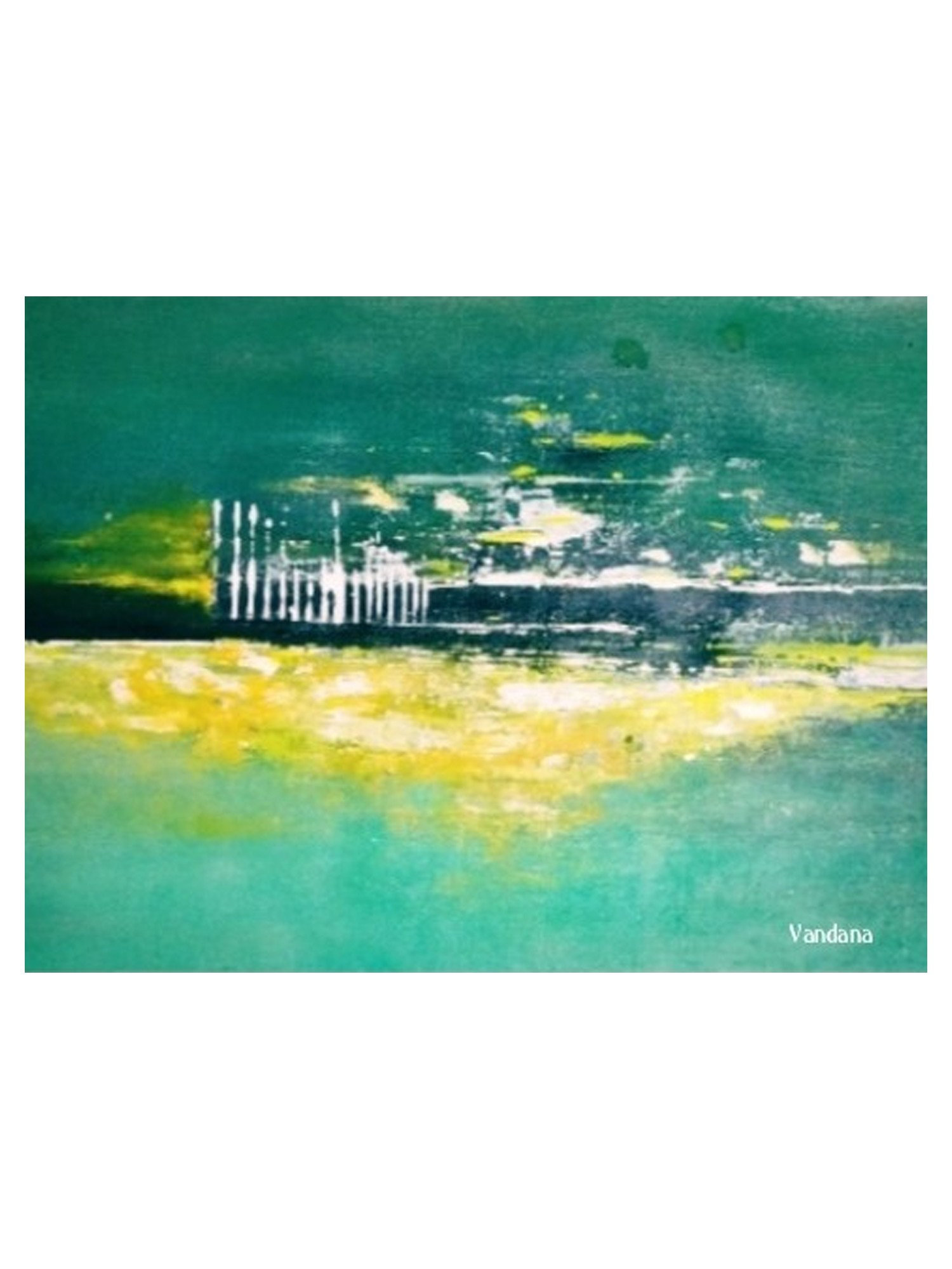 Exotic India Abstract Scenery | Acrylic On Canvas | By Vandana Satpute ...